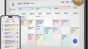 Dragon Touch 15.6″ Digital Calendar Chore Chart (1080p FHD Touchscreen ...